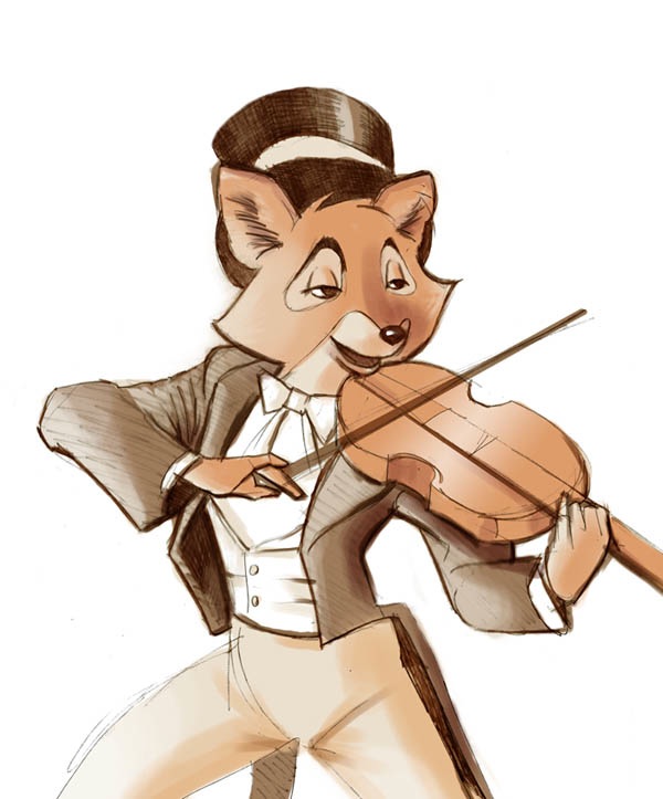 Hey diddle, diddle, the fox and the fiddle! | Eye Opening Design